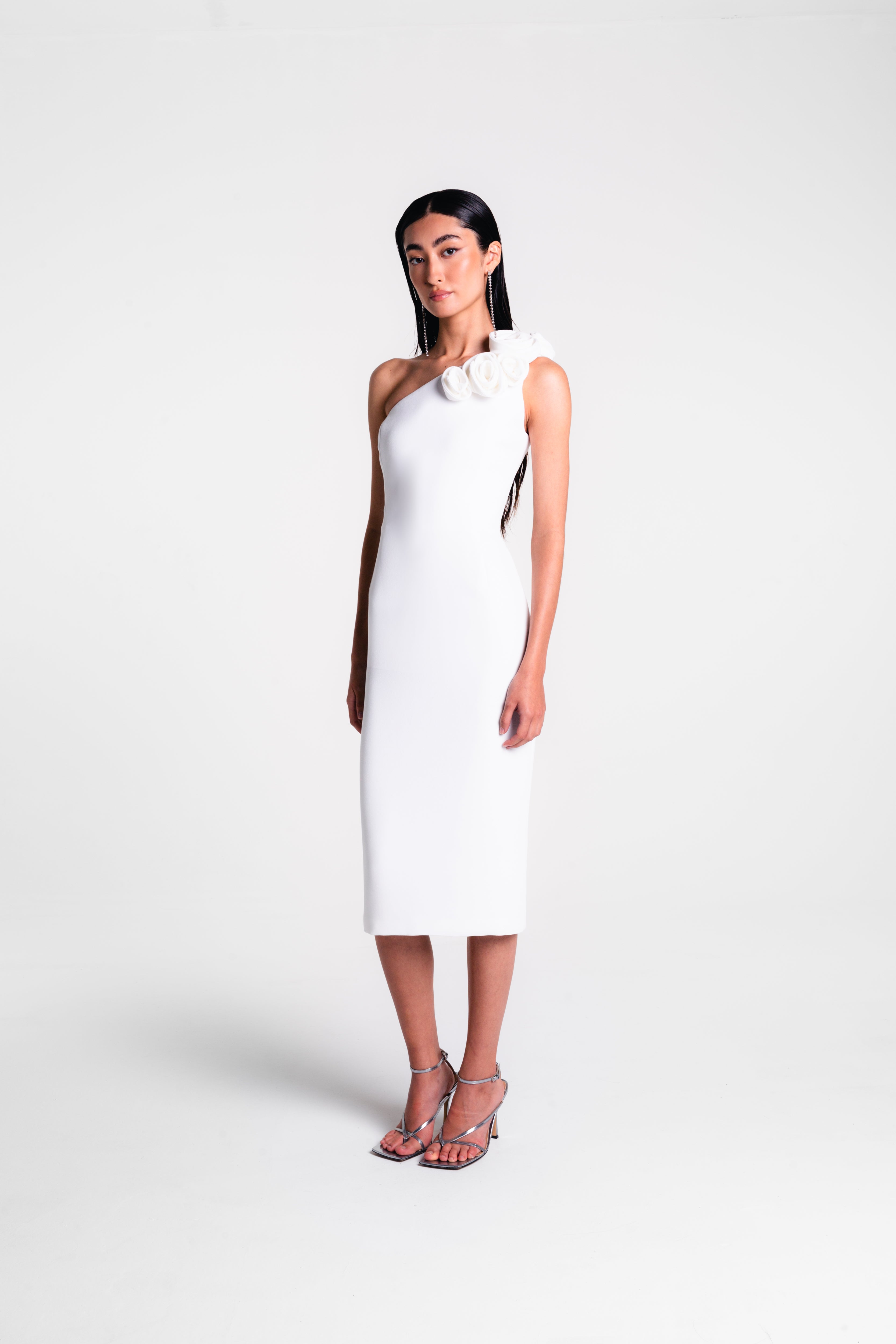 One Shoulder Rose Dress – Catherine Regehr