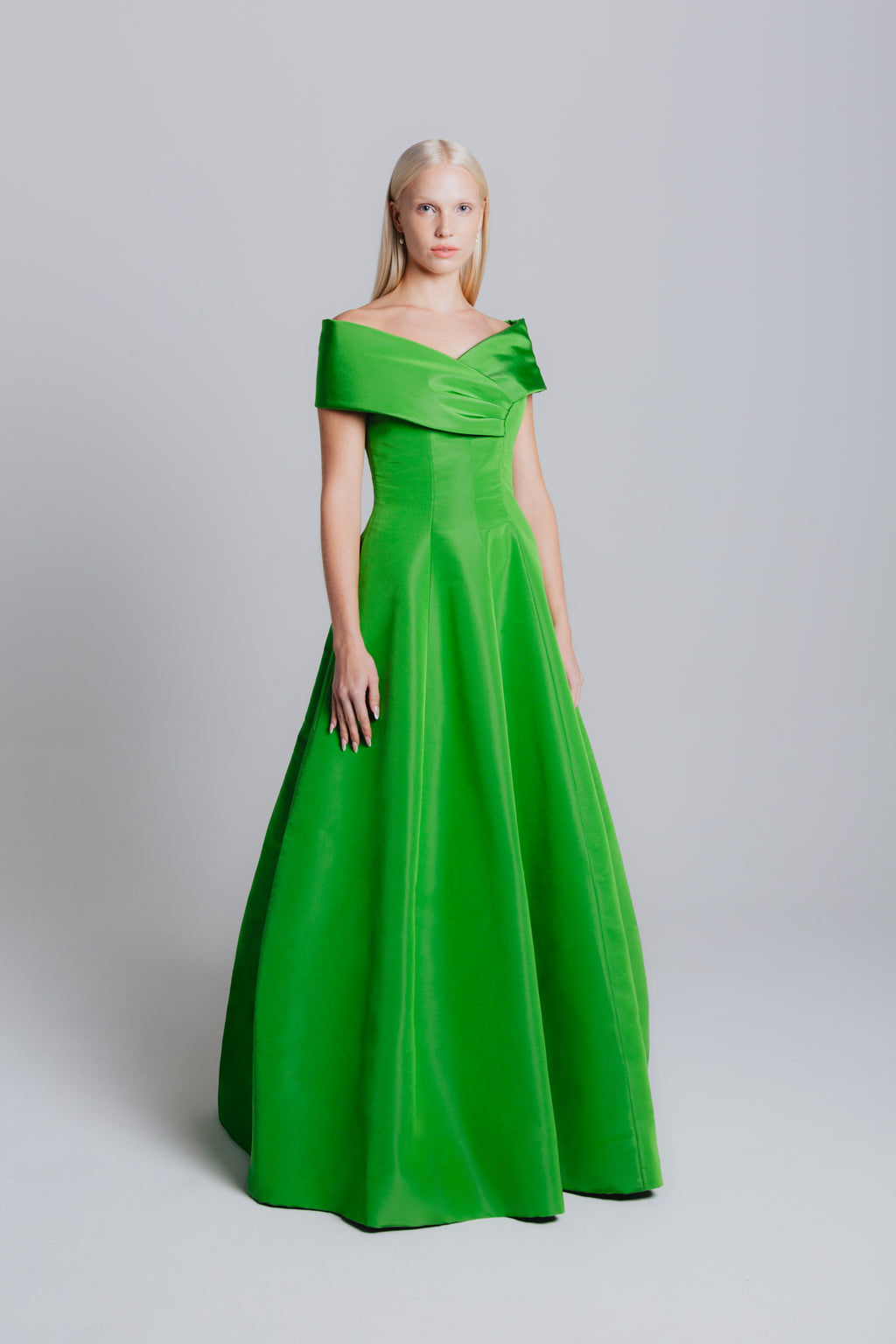 Off Shoulder Van Der Rohe Margaret Gown – Catherine Regehr