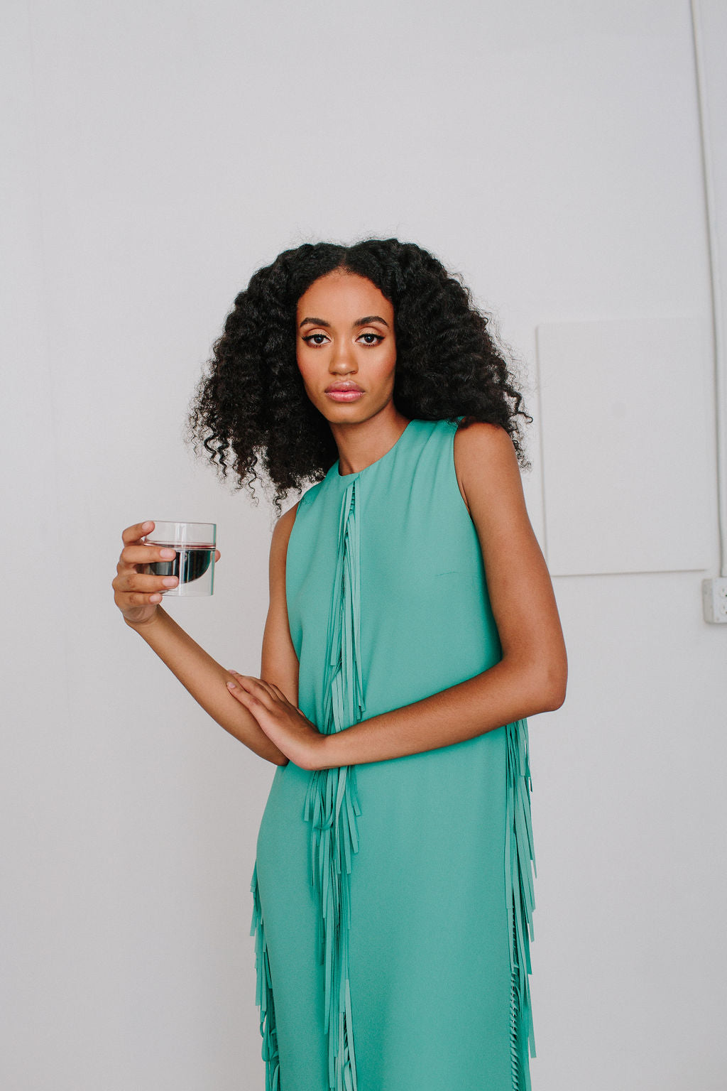 Jewel Neck Partial Fringe Sheath – Catherine Regehr